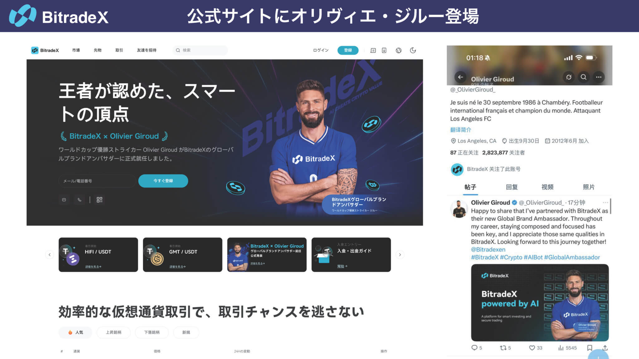 BitradeX（ビットレードエックス）とは？AI運用と高レバレッジ対応の海外取引所を徹底解説